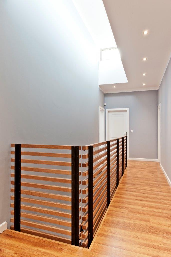 Laser staircase with atypical railing | JAP